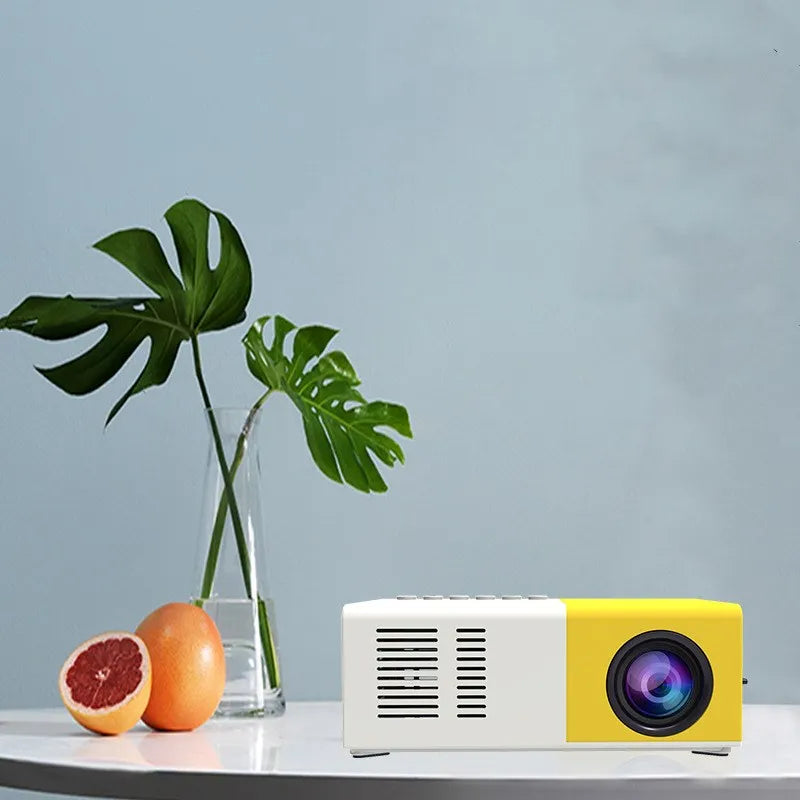 Mini Projector (Yellow) – Omi Home